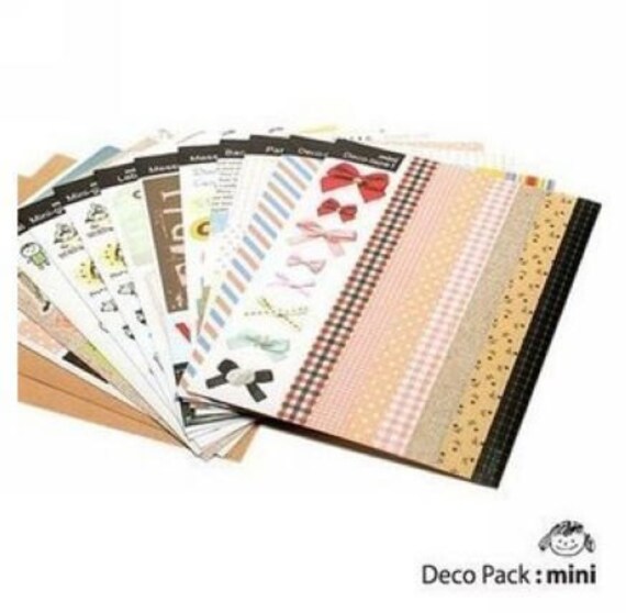 Korea Sticker Set 14 Sheets Korea Pretty Deco Sticker Set | Etsy