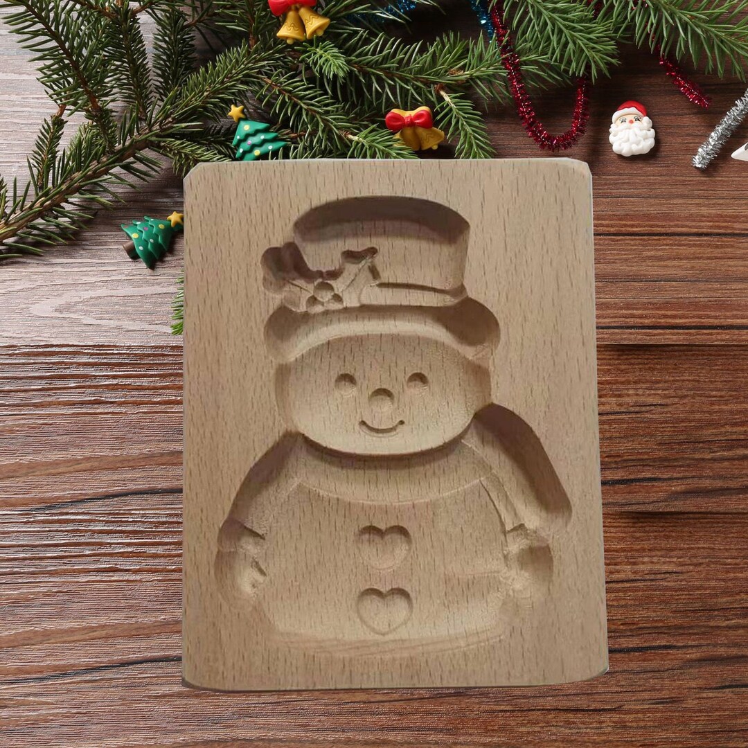 Cookie Embosser for Cookies/gingerbread, Cookie Cutter, Smile Snowman ...