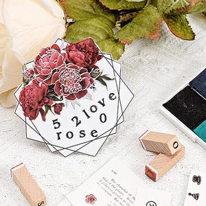 Letter Stamp Set4 Types, Alphabet Stamps, Capital Stamps, Lower Stamps ...