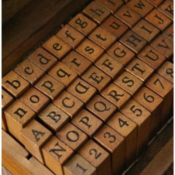 Alphabet Stamps - Etsy