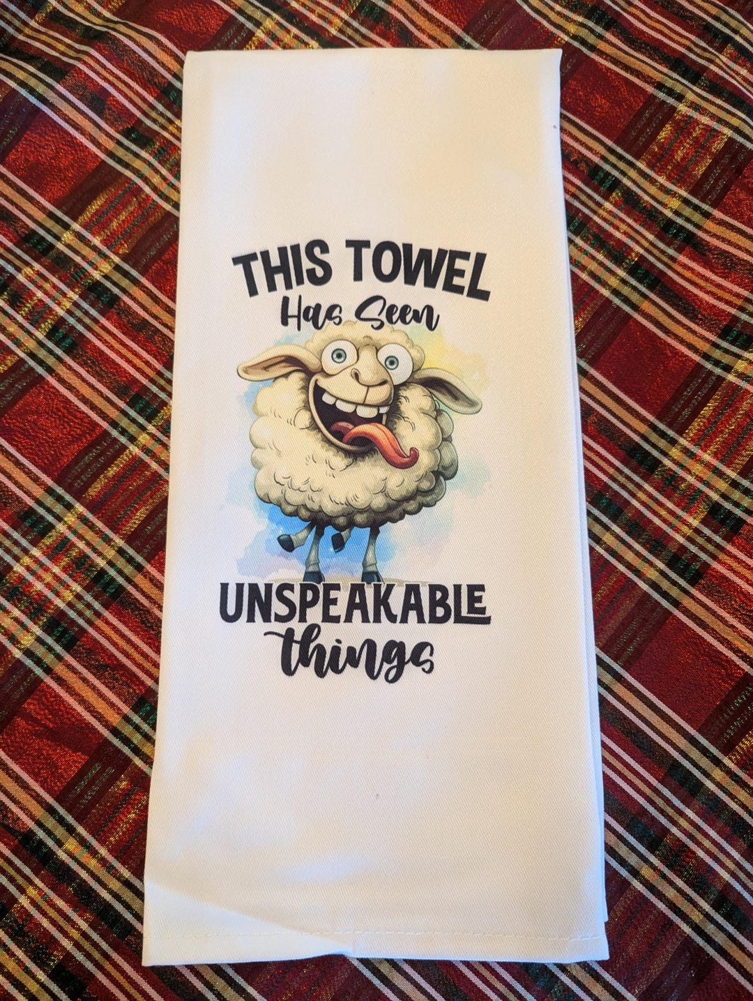 Unspeakable Things- Kitchen Towel - Etsy