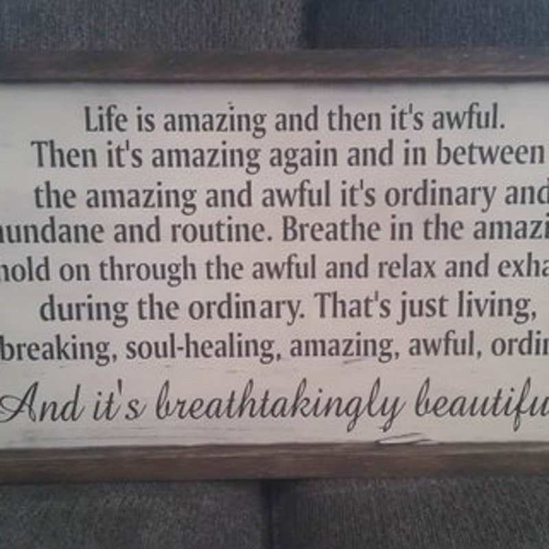 Life is Amazing - Etsy