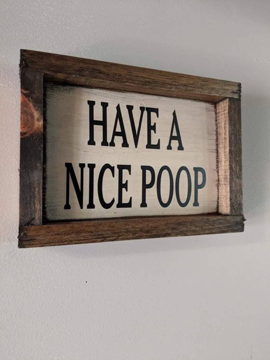 Have A Nice Poop -framed Sign - Etsy