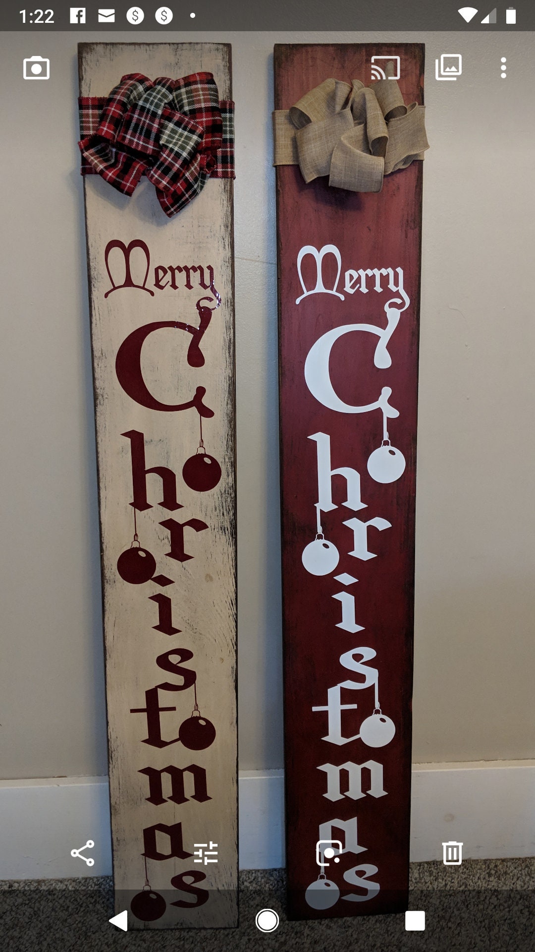 Merry Christmas 4 Foot Sign - Etsy