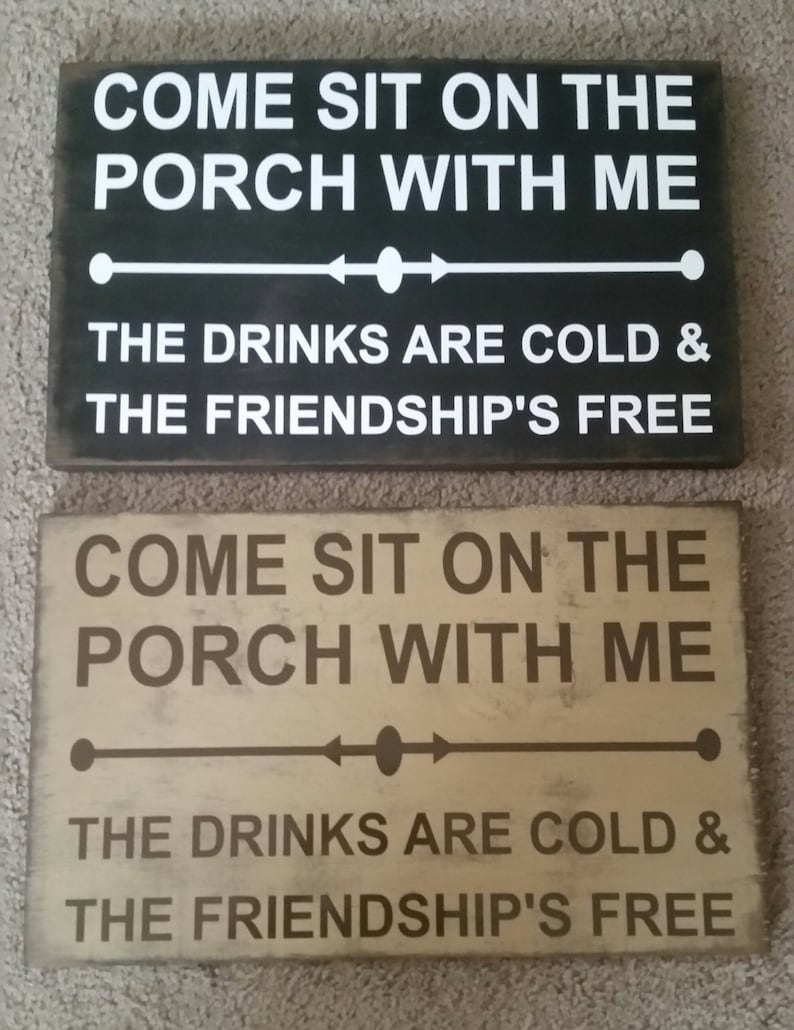 Come Sit With Me -primitive Wood Sign - Etsy
