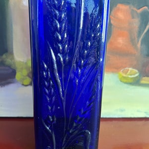 Spaghetti Cannister Blue Vintage Glass Spaghetti Holder - Etsy