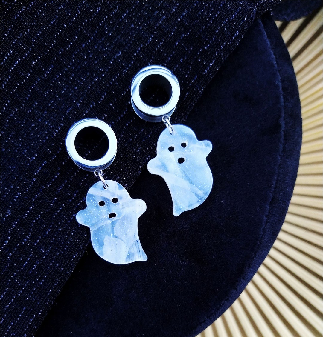 1950s Style Halloween Plug With Ghosts Glitzomatic - Etsy