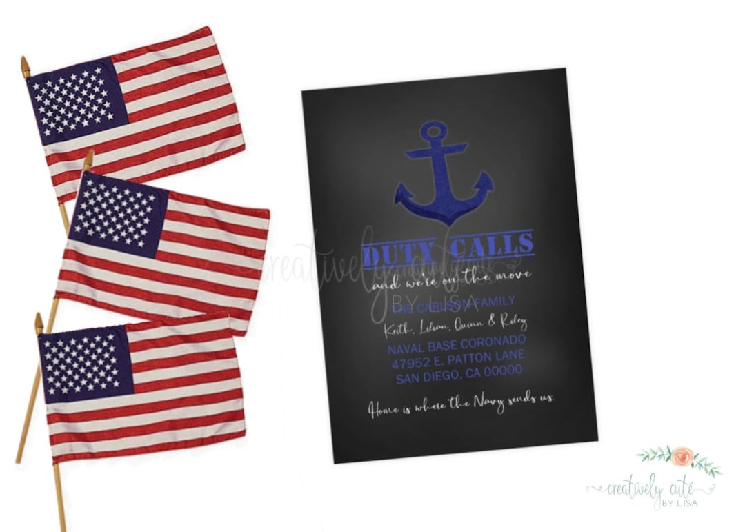 Navy Move, Moving Announcement, Navy PCS, PCS Orders, Military Moving ...