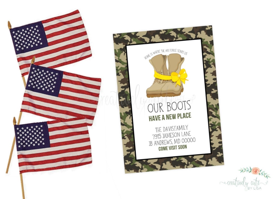 Air Force Move, Moving Announcement, Air Force PCS, Military Move ...