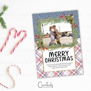 Military Christmas Card, Most Wonderful Time of the Year, Family Photo ...