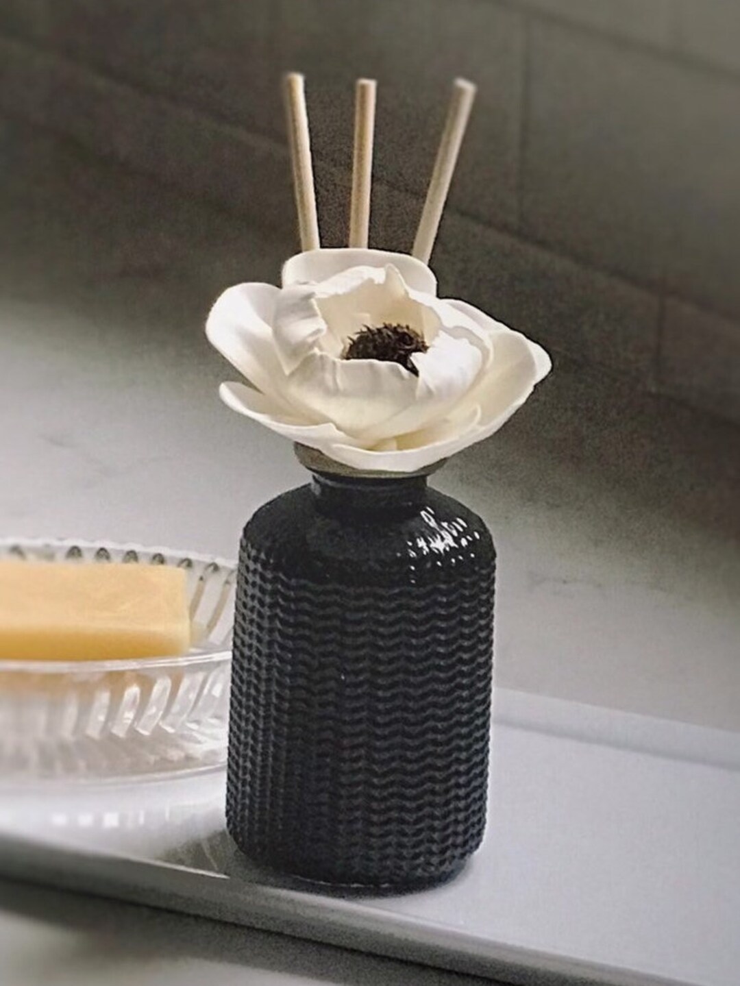 Floral Reed Diffuser for Home Office, Passive Home Fragrance for ...