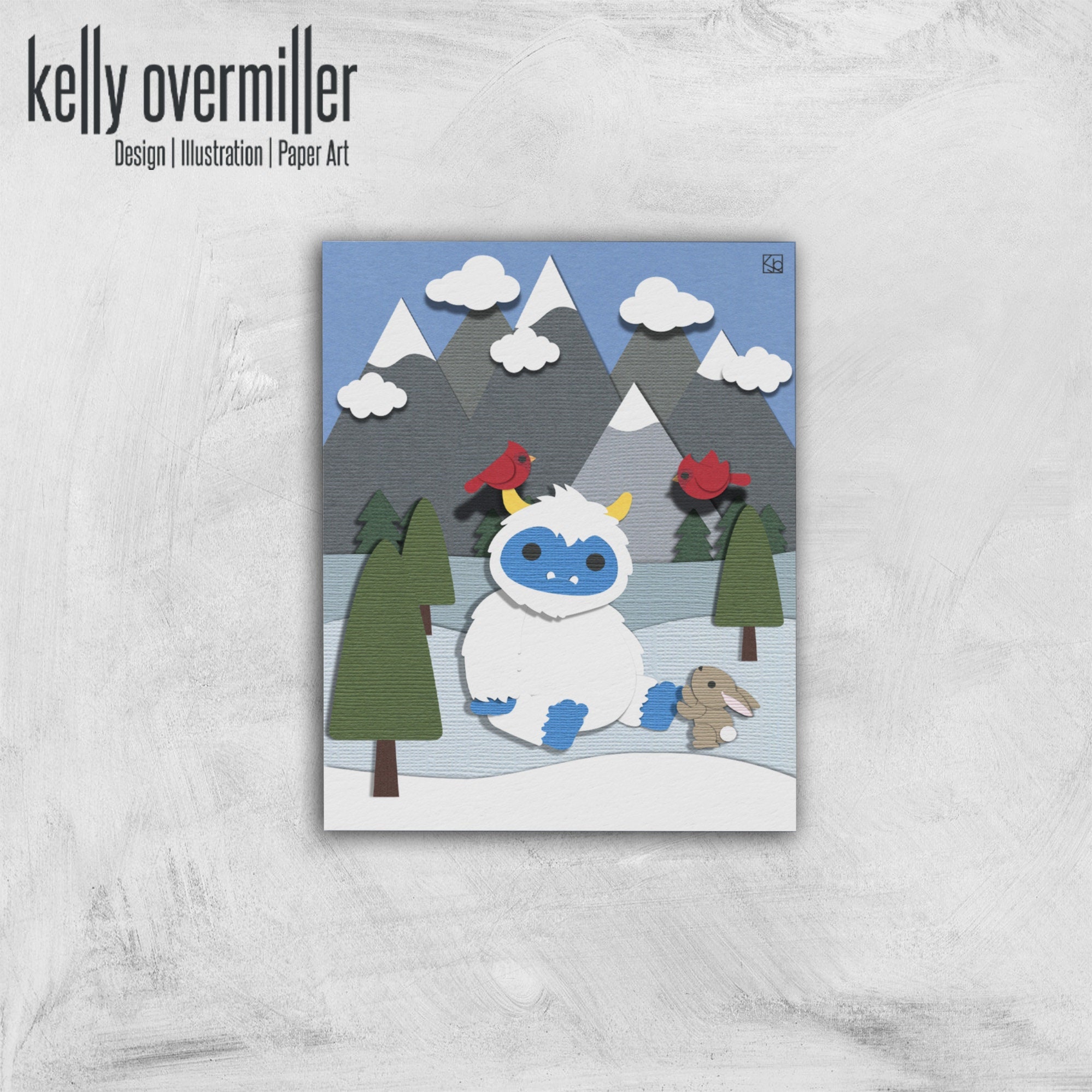 Baby Yeti PRINTABLE Art, Cryptid Wall Art - Etsy