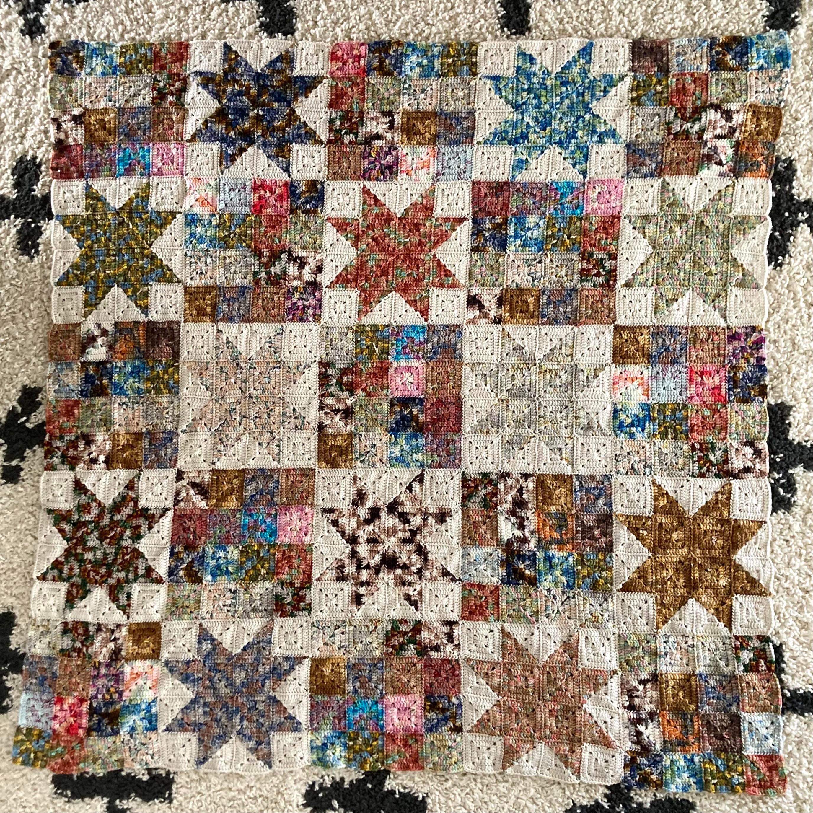 CROCHET PATTERN X Crochet Blanket Pattern, Crochet Quilt, Stars Aligned ...