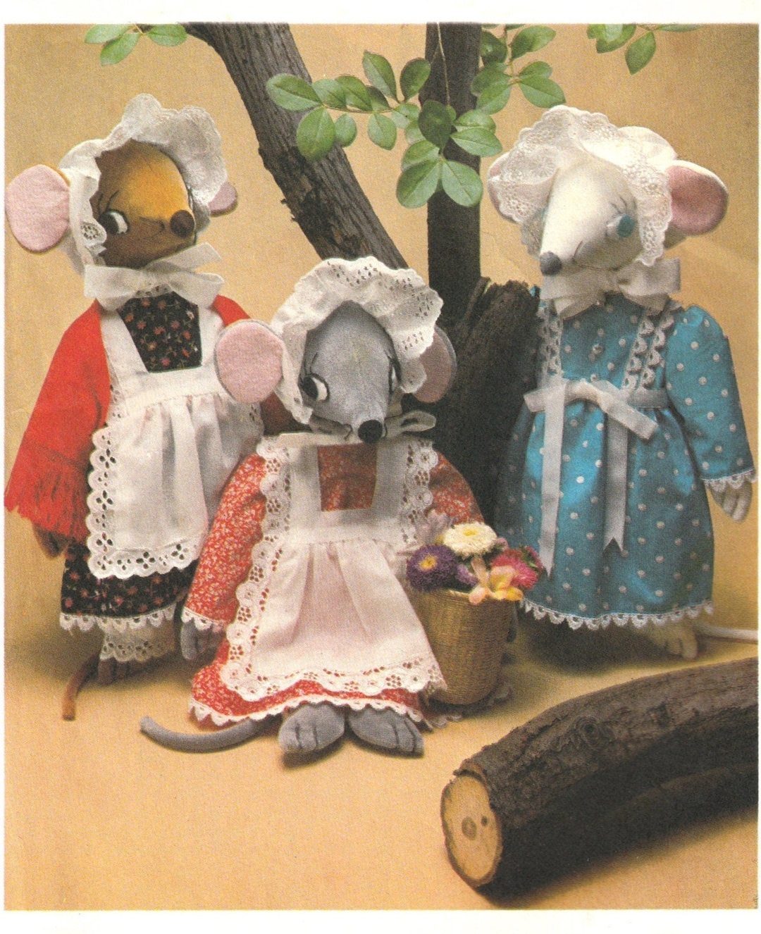 Vintage Style 1644: Country Mouse Doll - Etsy