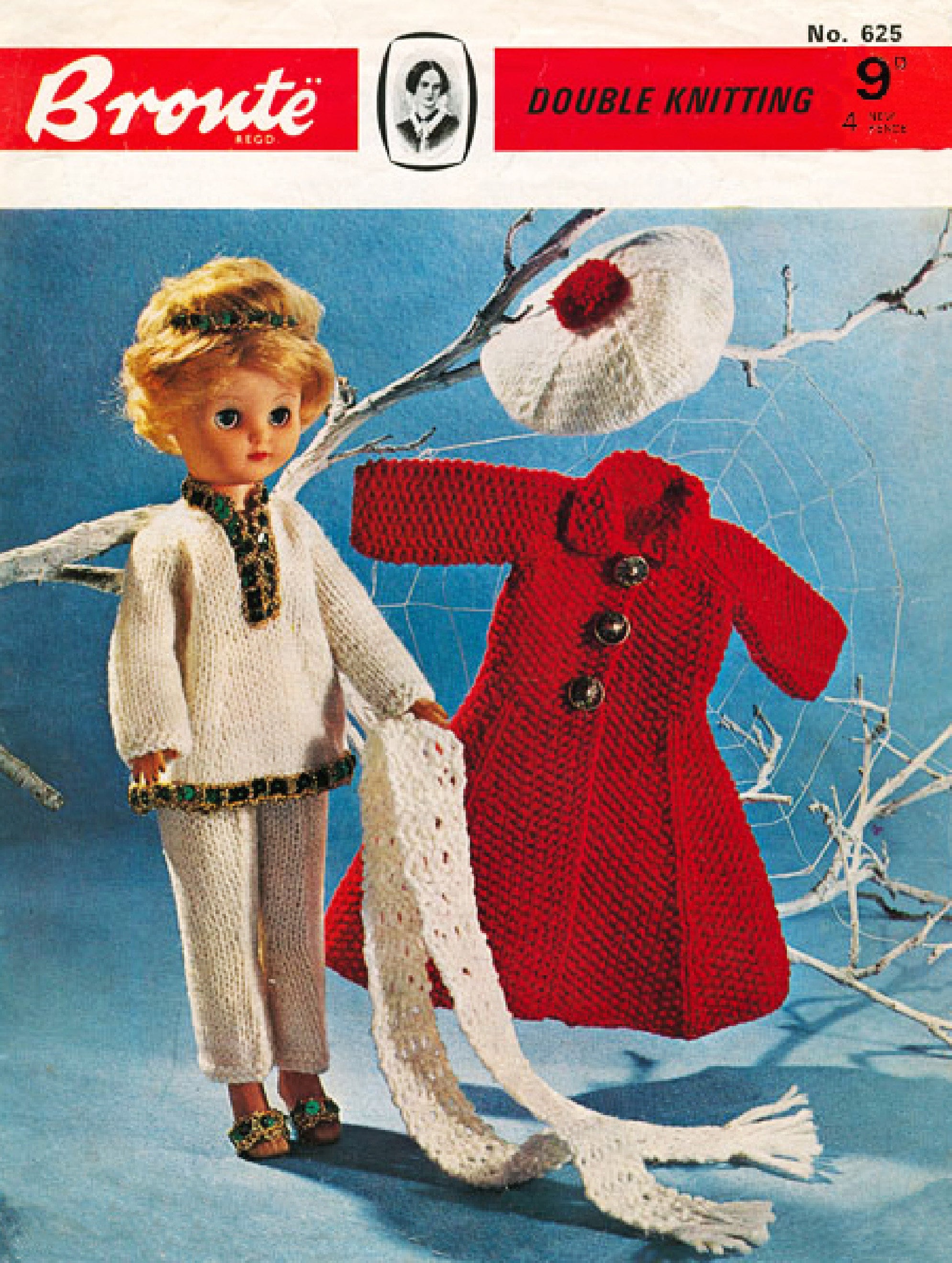 Vintage Bronte Teen Doll Clothes Knitting Patterns: Fits 12, 14 & 16 ...