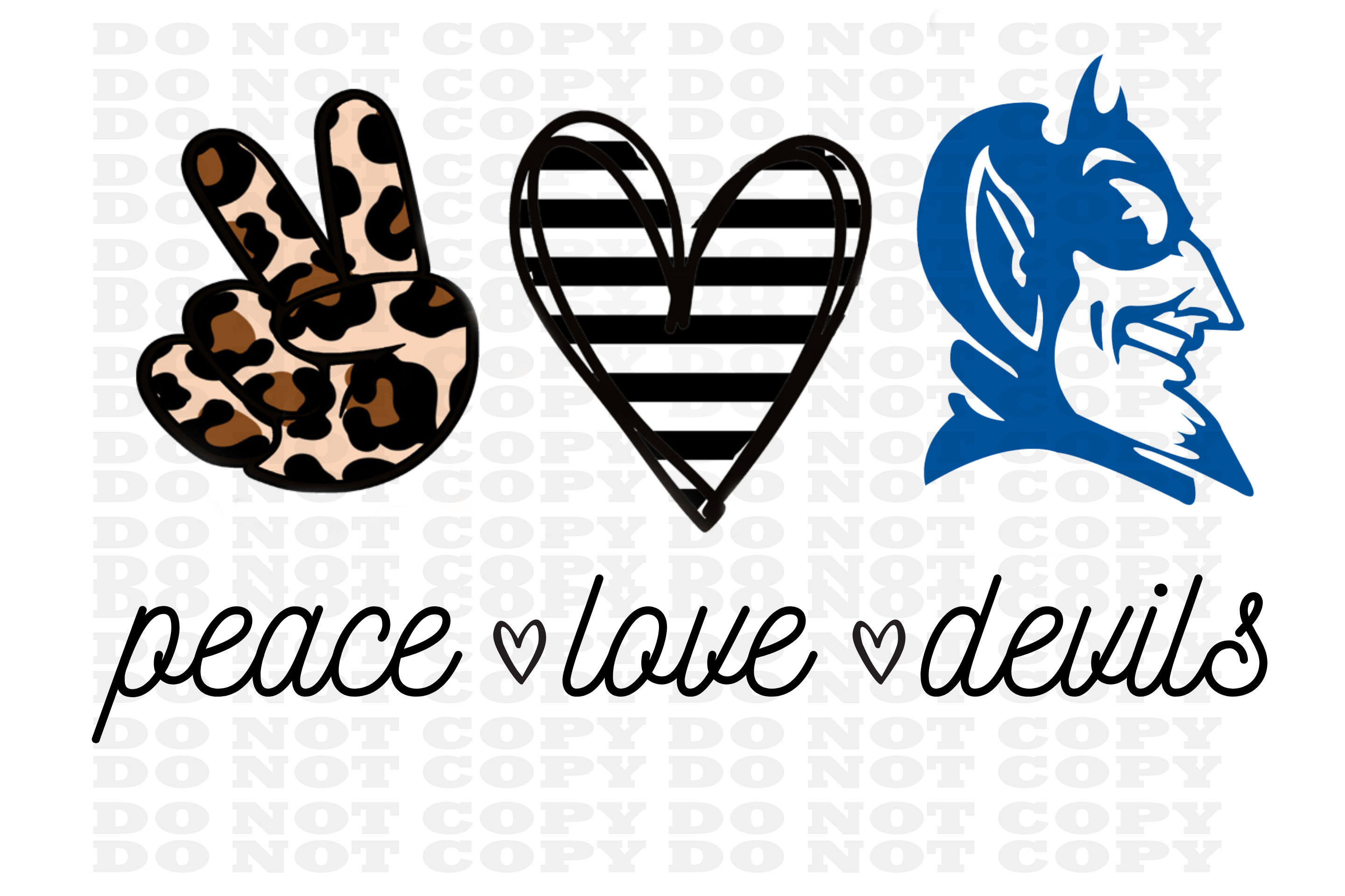 Pearl River Central Blue Devils Sublimation Download - Etsy