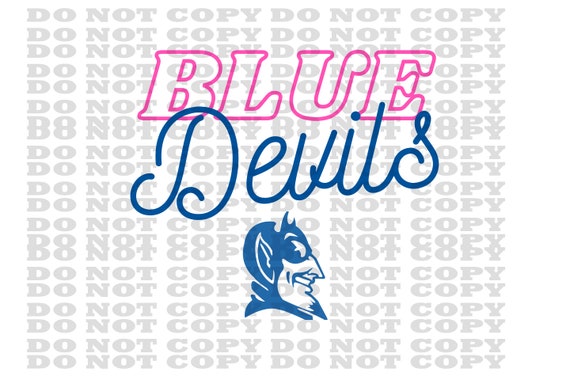 Pearl River Central Blue Devils Sublimation Download - Etsy