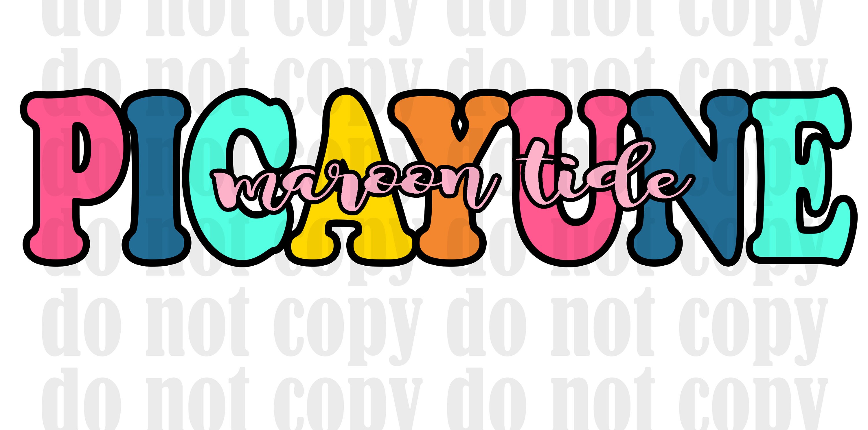 Picayune Maroon Tide Sublimation Download - Etsy.de