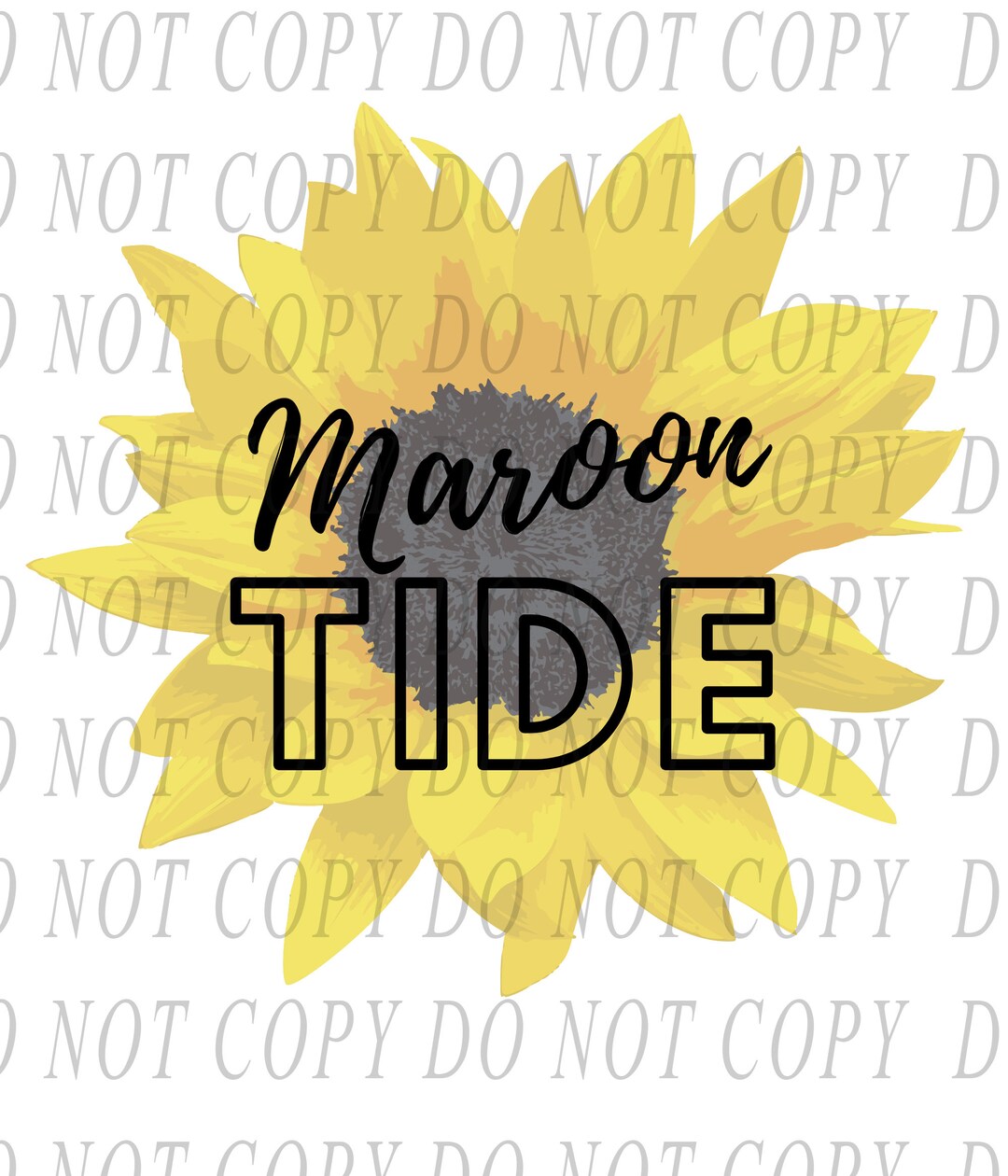 Picayune Maroon Tide Sublimation Download - Etsy