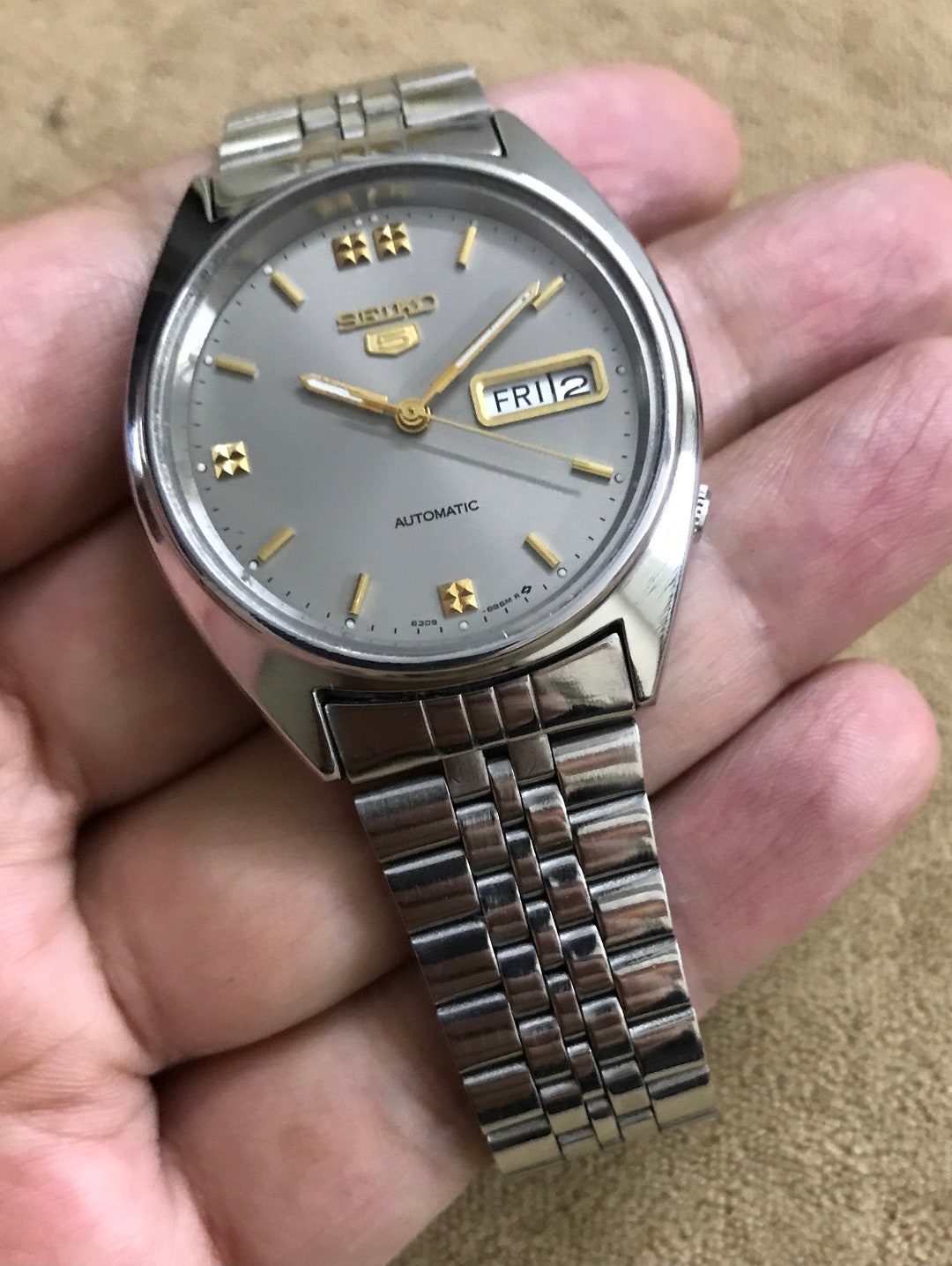 Seiko Watch,seiko Automatic Watch, Seiko5 6309-8340 ,men Watch,vintage ...
