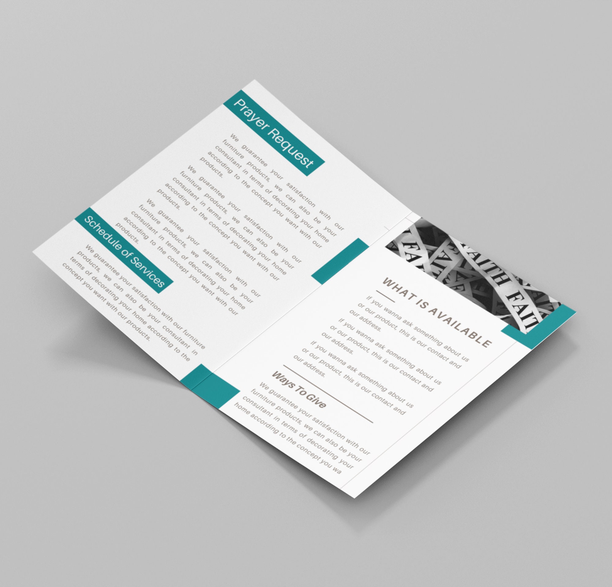 Church Bulletin Template | Bifold Template | Church Weekly Newsletter ...