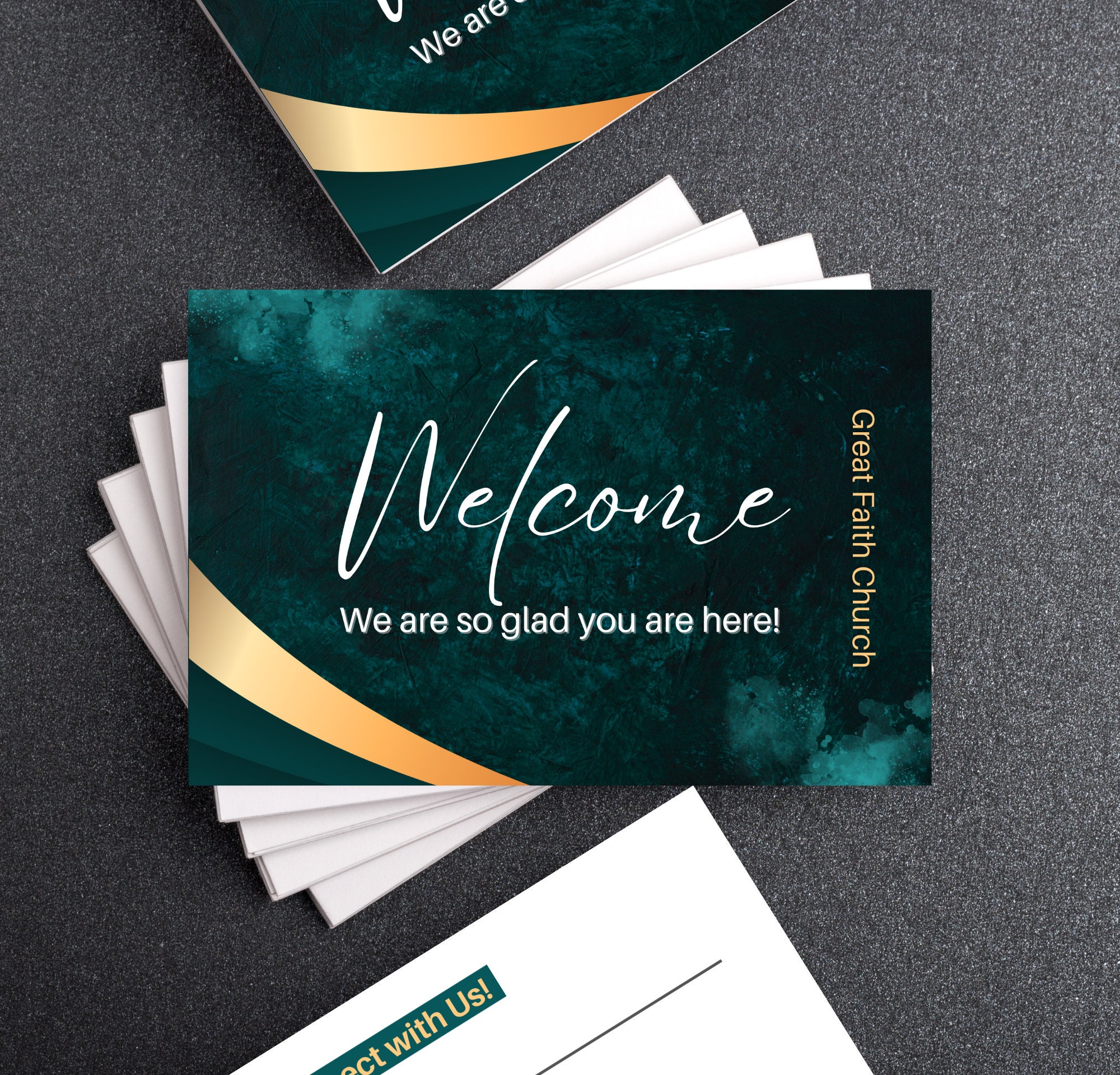 Welcome Card Template | Connect Card | Church Connect| Template - Etsy
