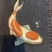 Painted Jeans Hand Painted Koi Fish on Denim Blue Jeans Women's Jeans ...