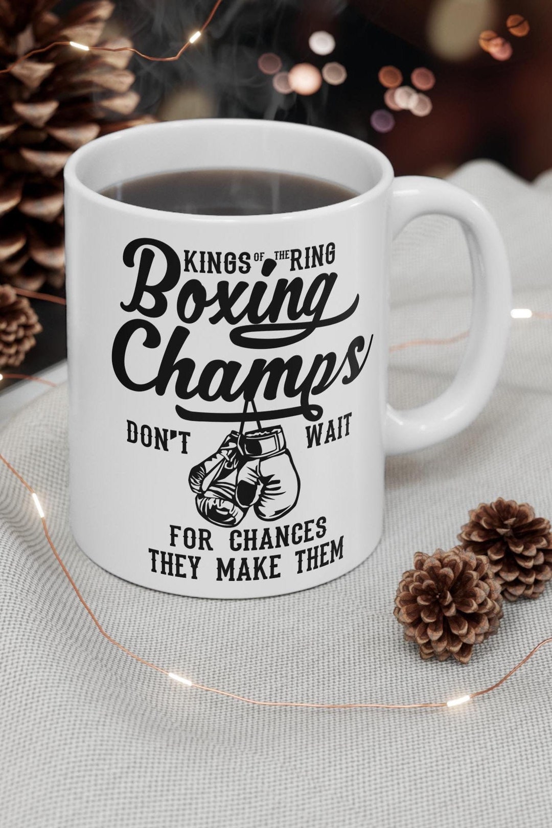 Boxer King of the Ring Boxing Champ Gift 11oz White Mug - Etsy