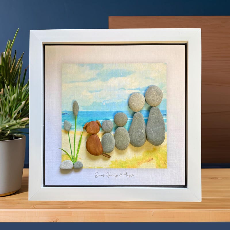 Beach Stone Art - Etsy