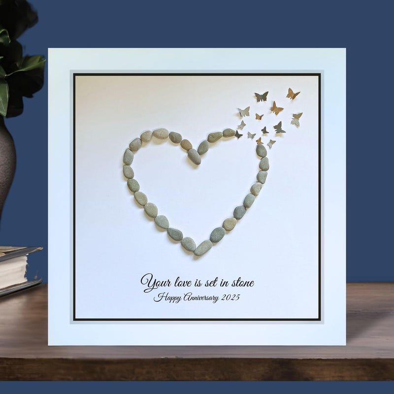 Heart Pebbles - Etsy