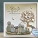 Personalised Beach Pebble Family Tree Picture Rock Family Art - Etsy