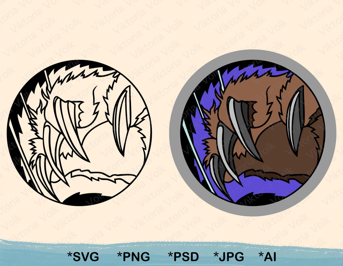 Druid Class Icon Vector File Bundle World Of Warcraft Svg Etsy