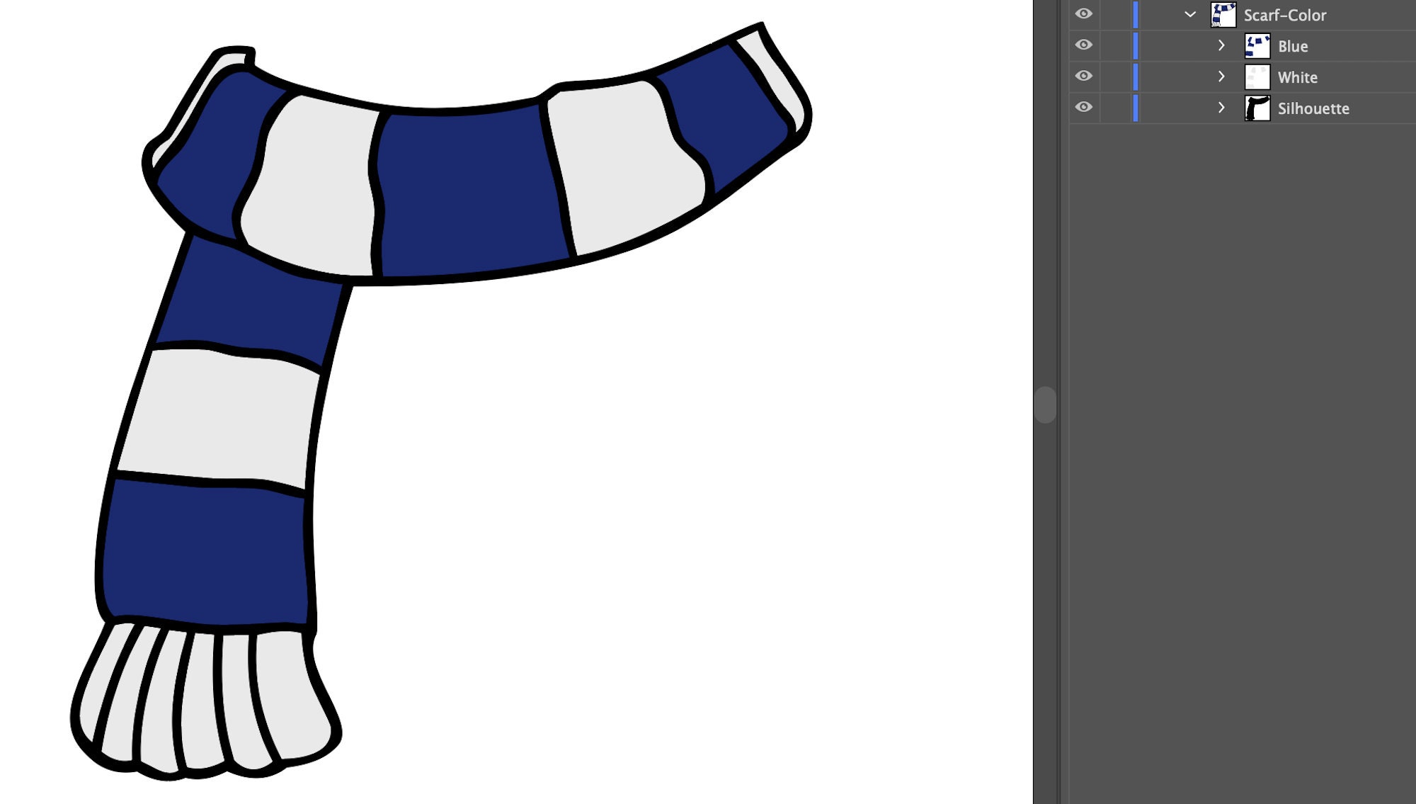 4 Scarfs Clipart Layered SVG Harry Potter Cut Files | Etsy