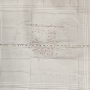 Antique 1900s Red Work Embroidery Angel Cherub Pillow Sham "angels Sing ...