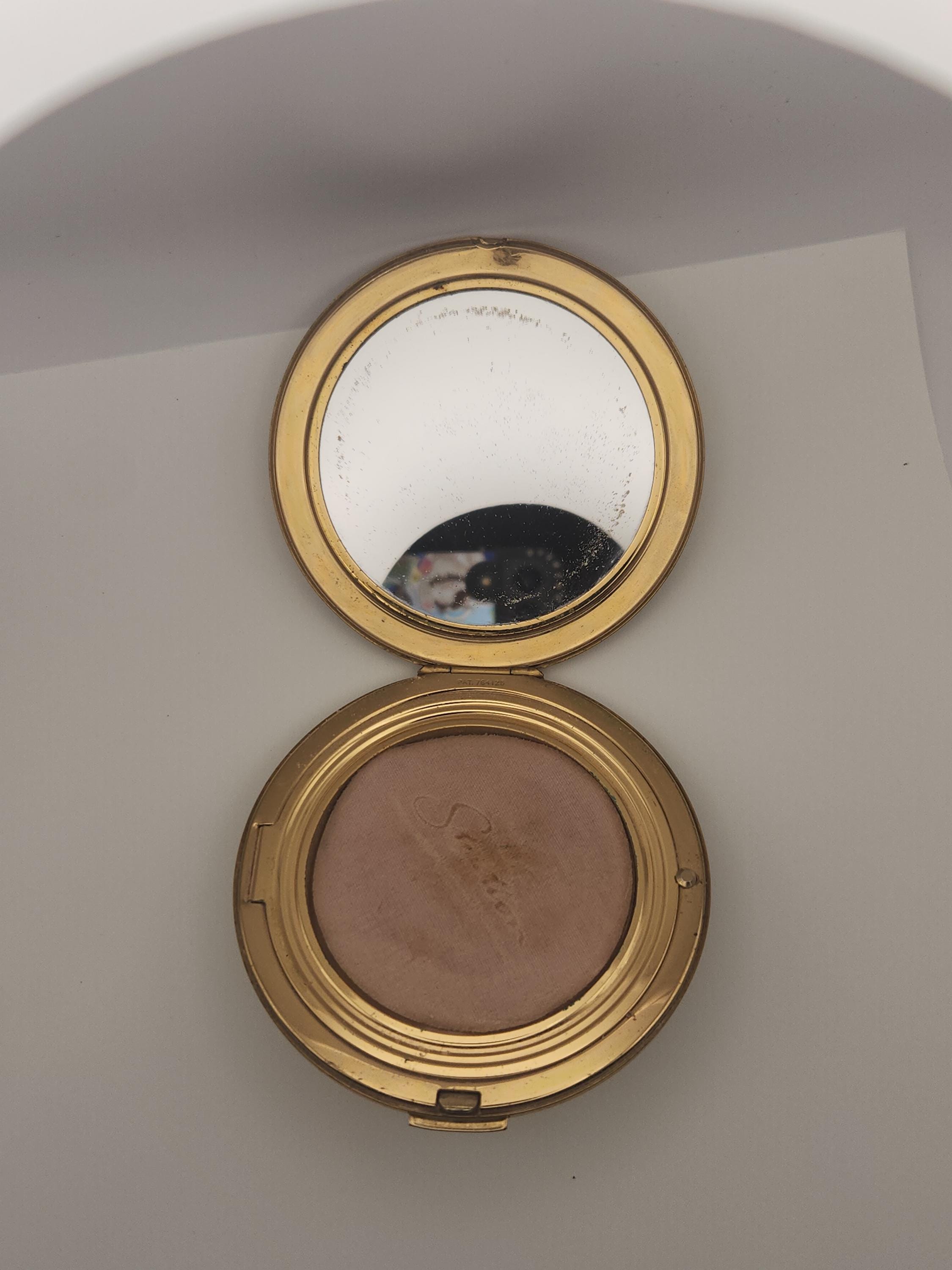 Vintage Stratton England Gold Compact, Vintage Powder Compact, Antique ...