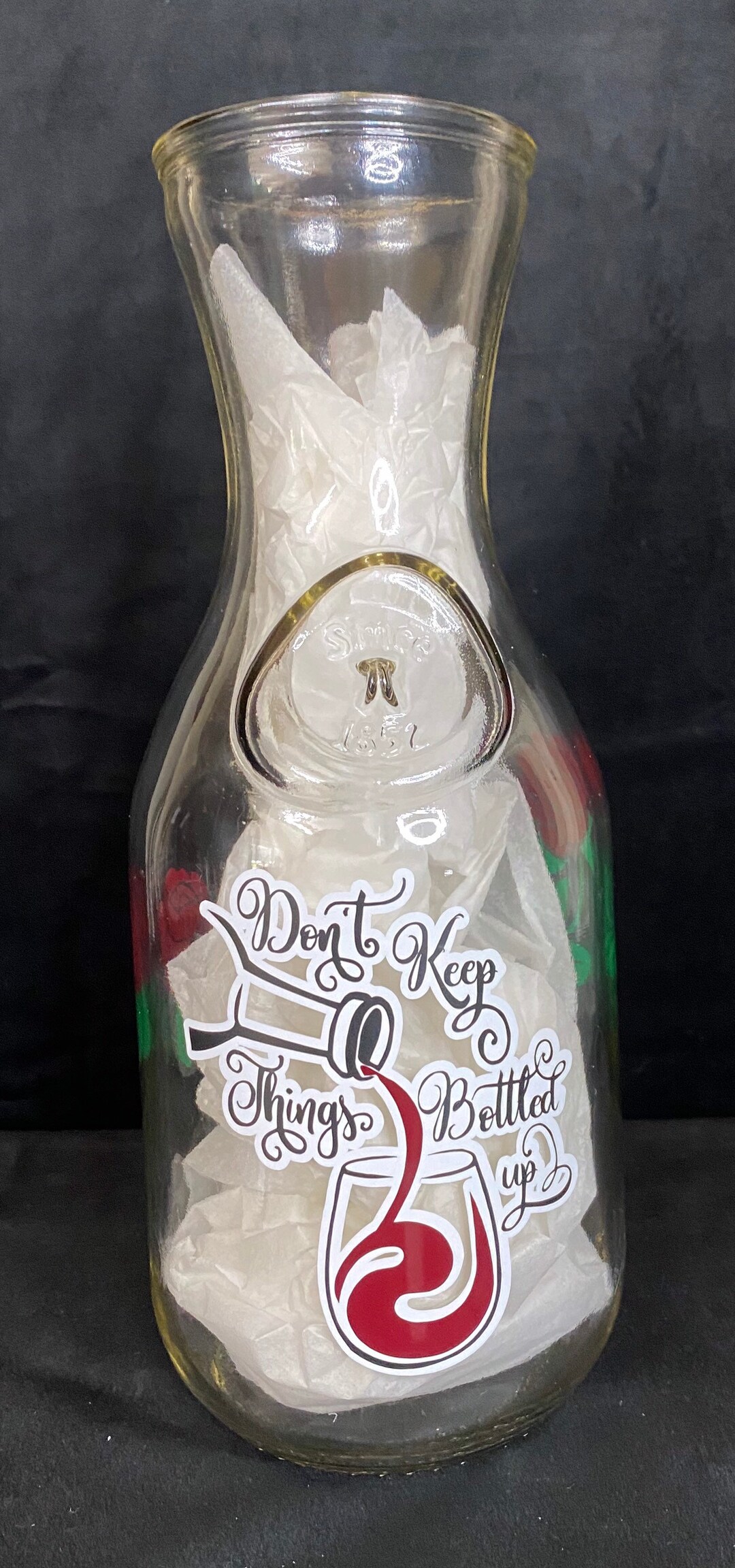 1 Liter Wine Carafe - Etsy