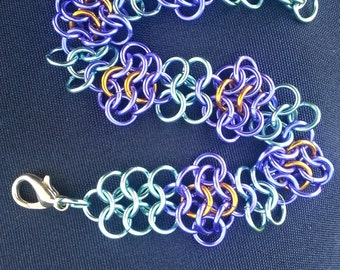 Chainmail flower | Etsy