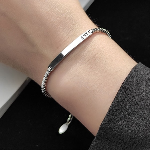 Sterling Id Bracelet - Etsy