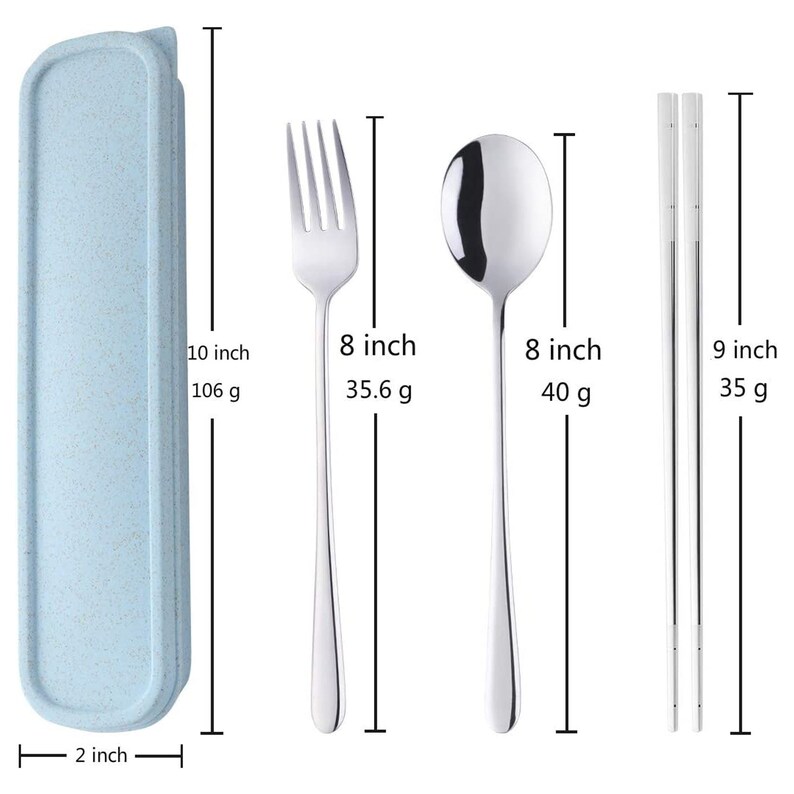 Personalized Utensil Set & Case outdoor Flatware Set Fork - Etsy