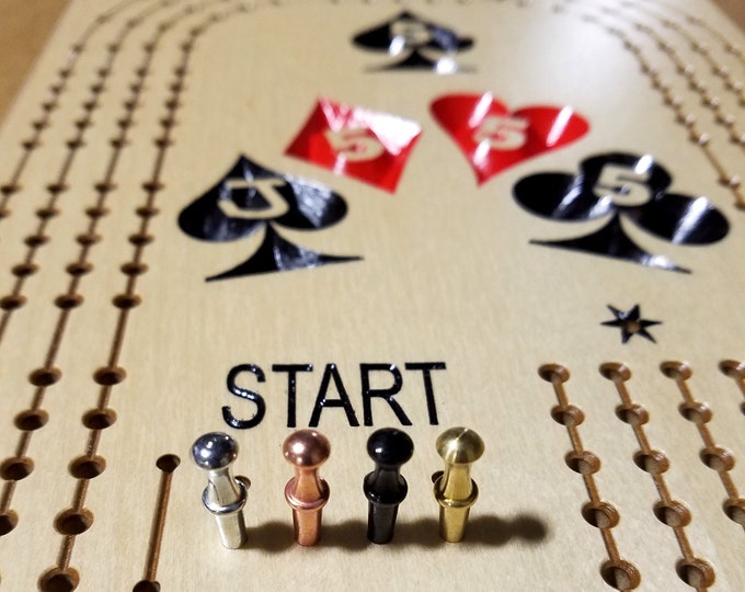 2, 3 or 4 Person Perfect Hand Cribbage Board, or Custom Images - Etsy