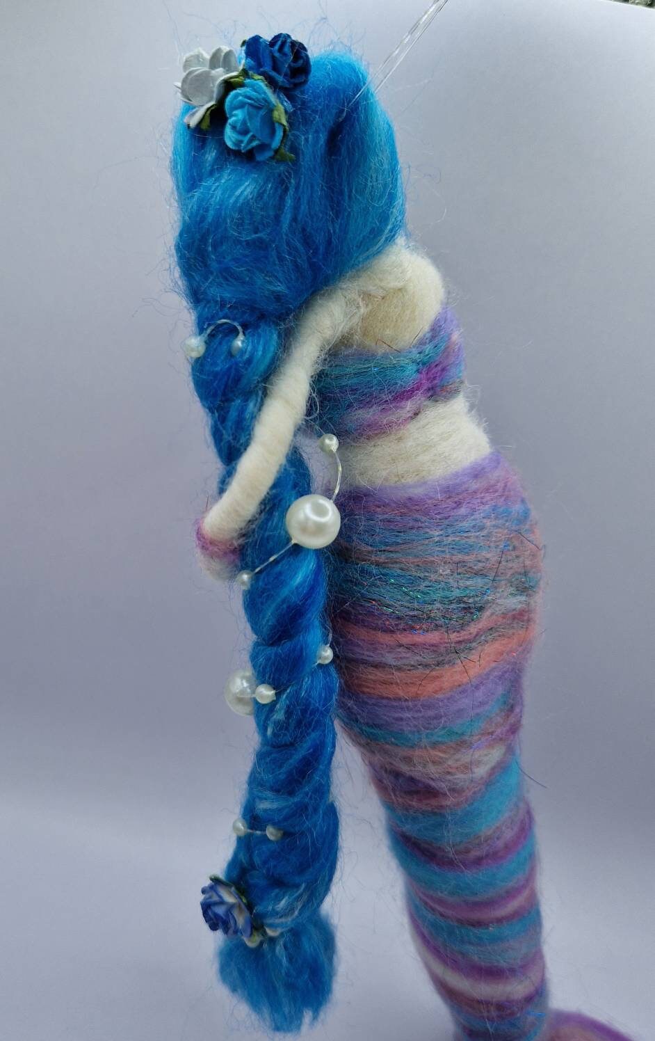 Handmade Needle Felted Mermaid. - Etsy
