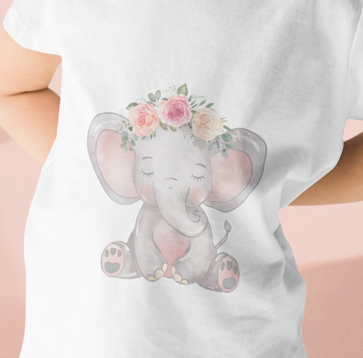 Pink Elephant SVG: Girl Cricut Cut File (digital Download) - Etsy