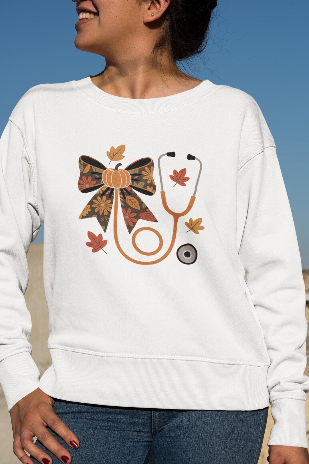 Fall Nurse Stethoscope PNG | Autumn Healthcare Sublimation ...