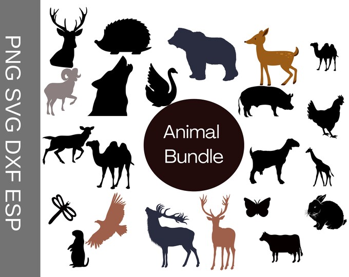 Animals SVG, Animals Road Trip Svg, Vacation Svg, Summer Svg, Animal ...