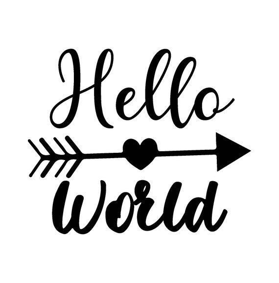 Baby Milestone Rounds Svg Hello World Rounds SVG Birth Stats | Etsy