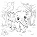 Cute Elephant Baby , 80 Printable Coloring Pages for Kids and Adults ...