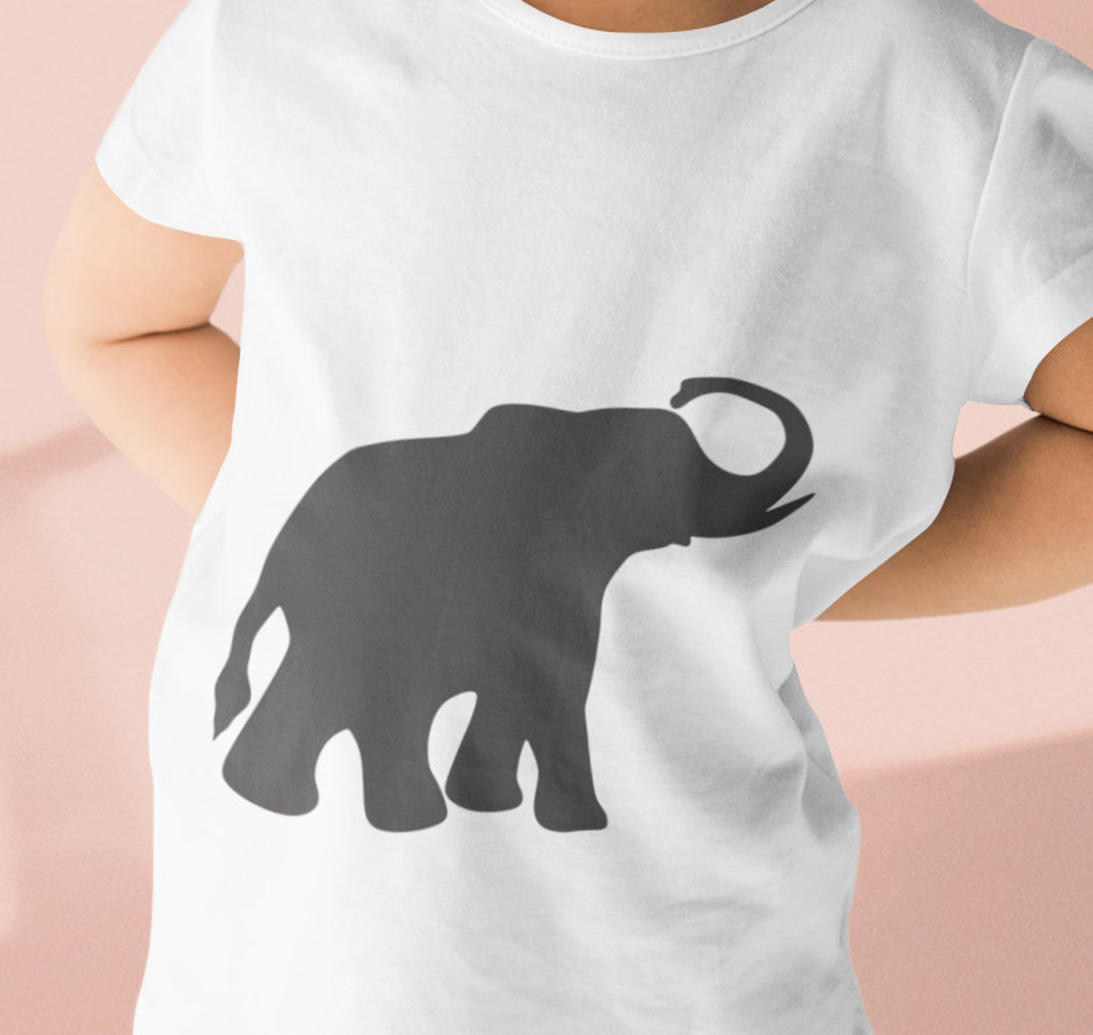 Elephant Cut Files, Cute Elephant SVG Design, Elephant Silhouettes Svg ...
