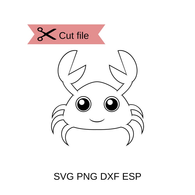 Crab SVG / Cute Crab SVG / Little Crab SVG / Crabby Vector / Cricut ...