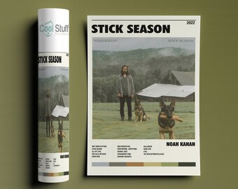 Noah Kahan Stick Season Poster - Etsy