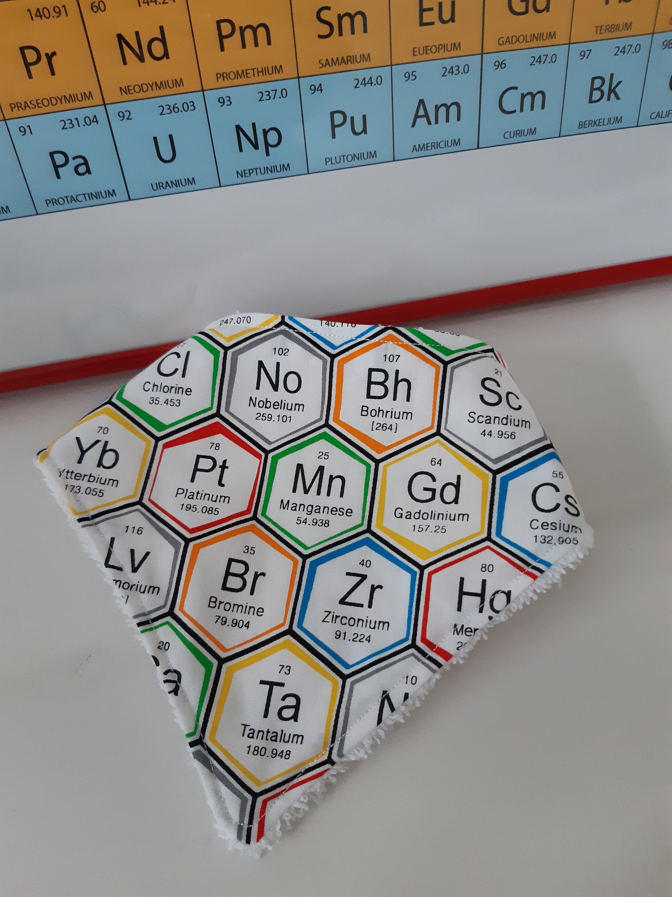 Periodic Table Stem-themed Baby Bib for the Future Scientist - Etsy